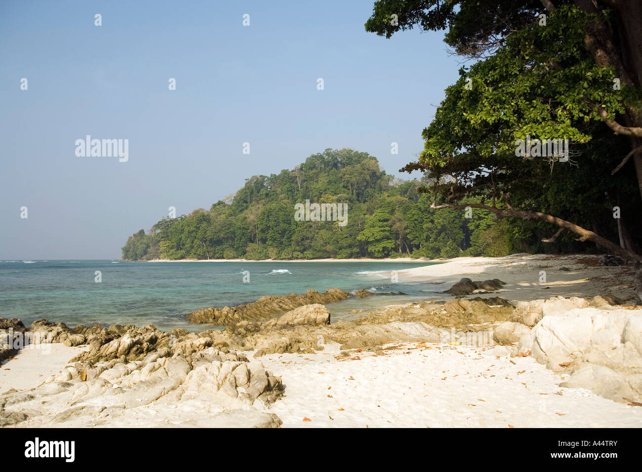 India Andaman and Nicobar Havelock Island Radha Nagar the curved lagoon ...