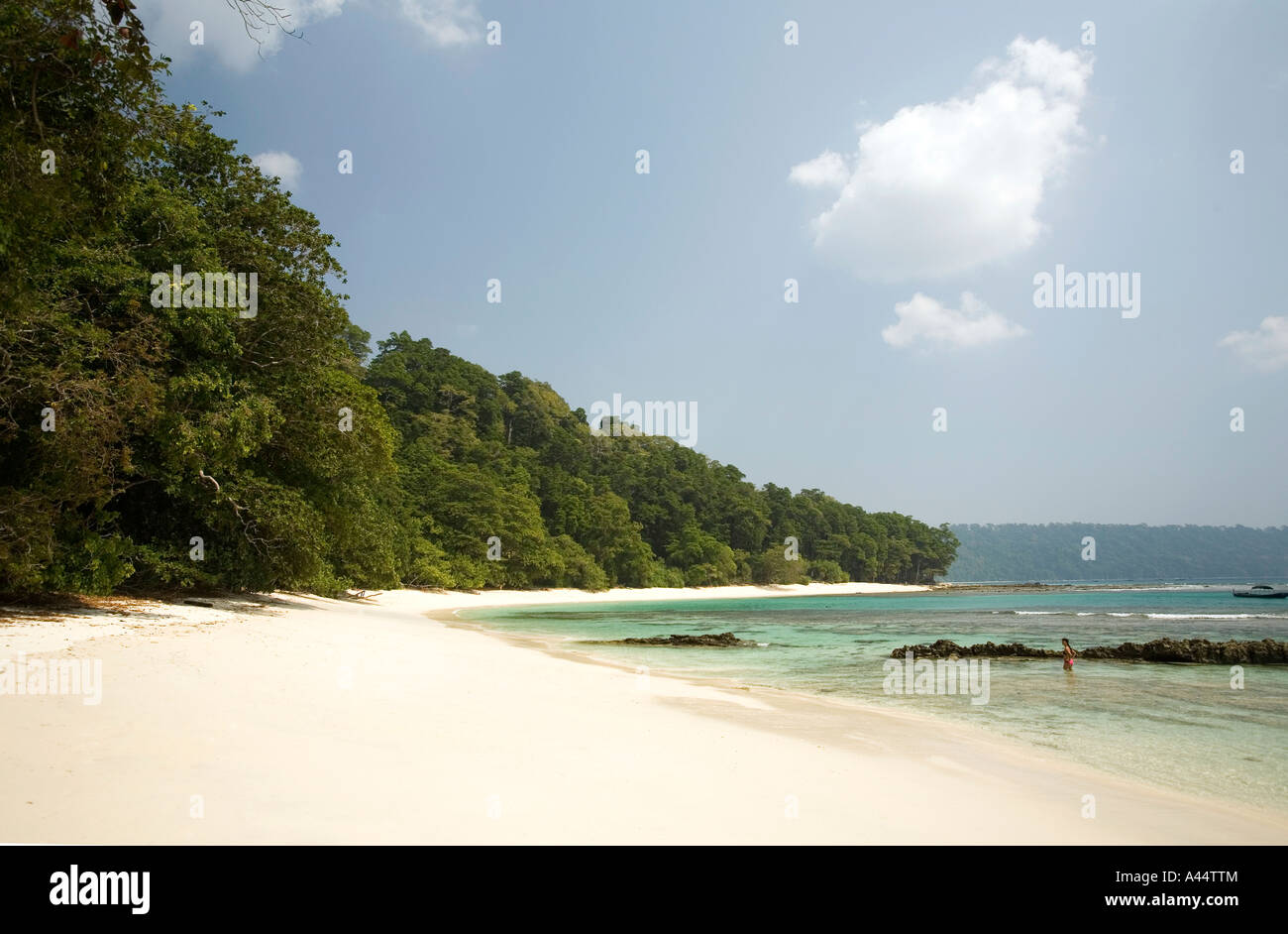 India Andaman and Nicobar Havelock Island Radha Nagar the curved lagoon ...