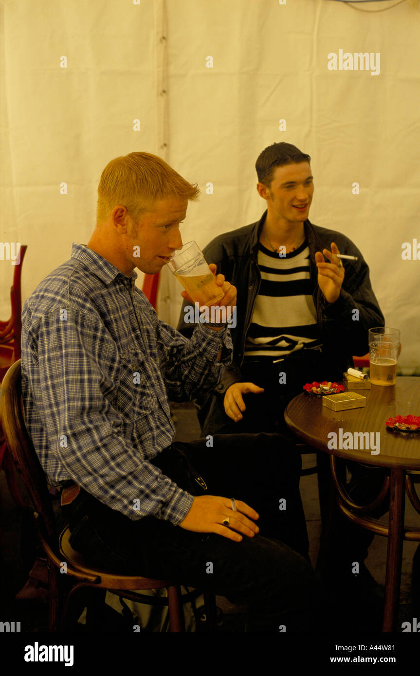 university students smoking and relaxing luton 1994 1994 Stock Photo ...