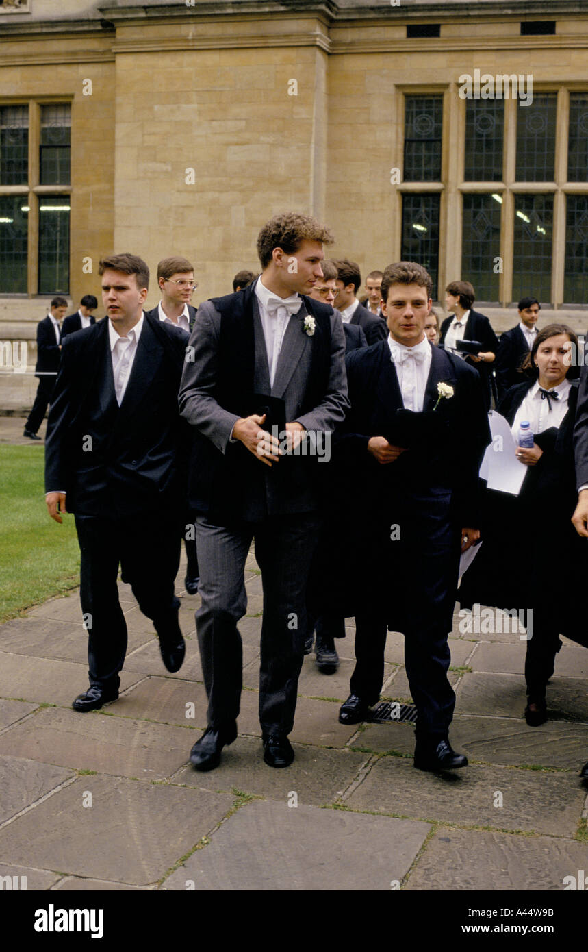 oxford students after final exams Stock Photo - Alamy