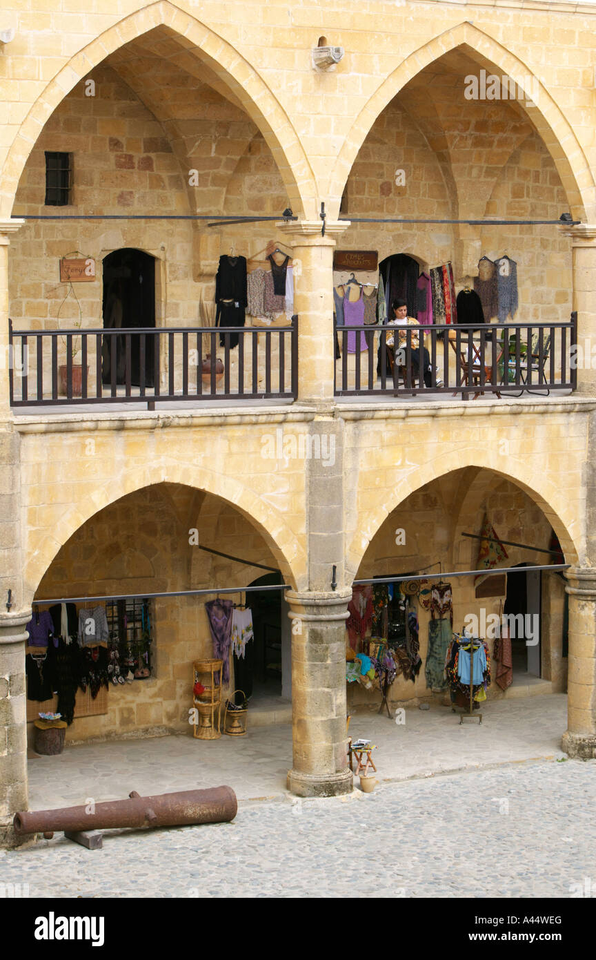 The Buyuk Han Big Inn in Lefkosa or Nicosia, North Cyprus Stock Photo ...