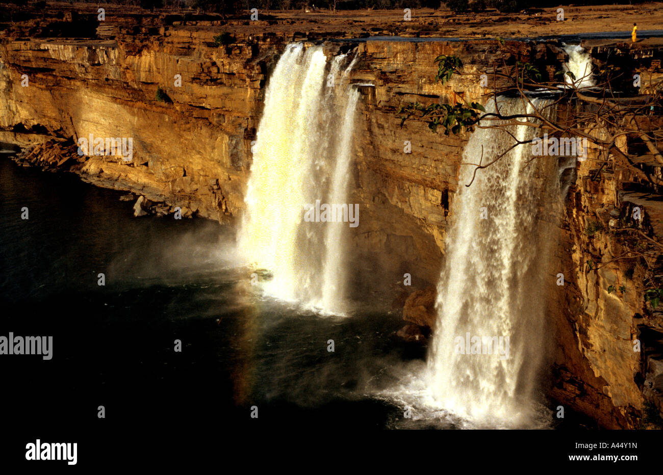 The beautiful and Chitrakoot waterfalls in Chhattisgarh India Stock ...