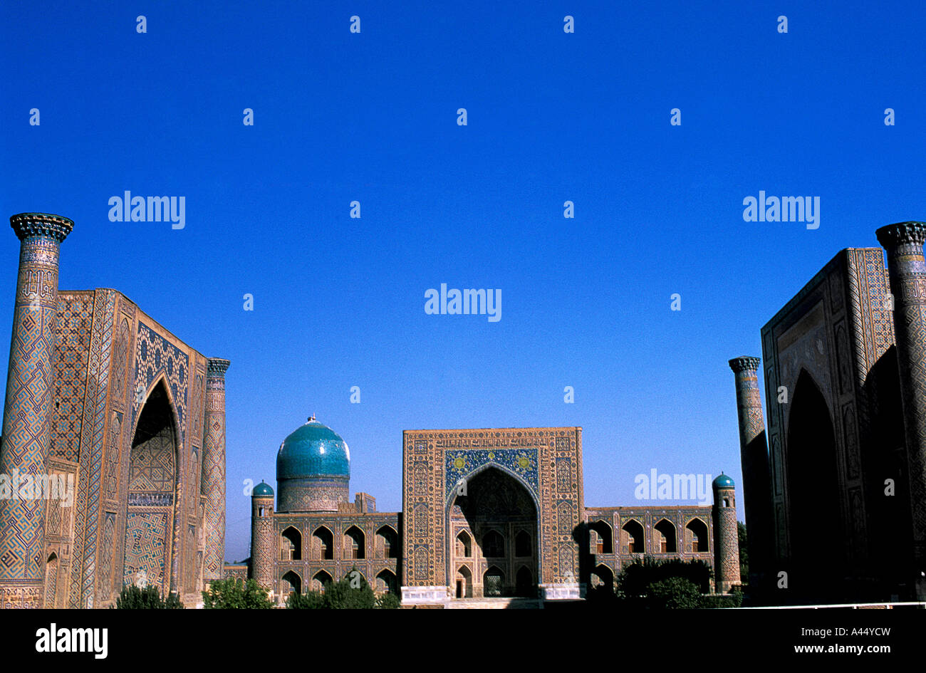 Registan Sq. in Samarkand, Uzbekistan Stock Photo - Alamy
