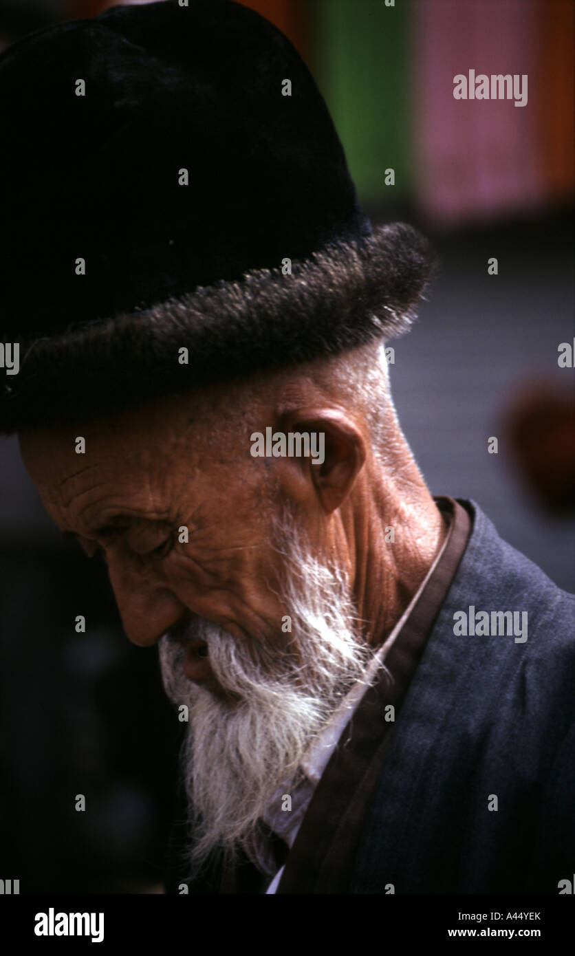 Portrait of a Tajik man Stock Photo - Alamy