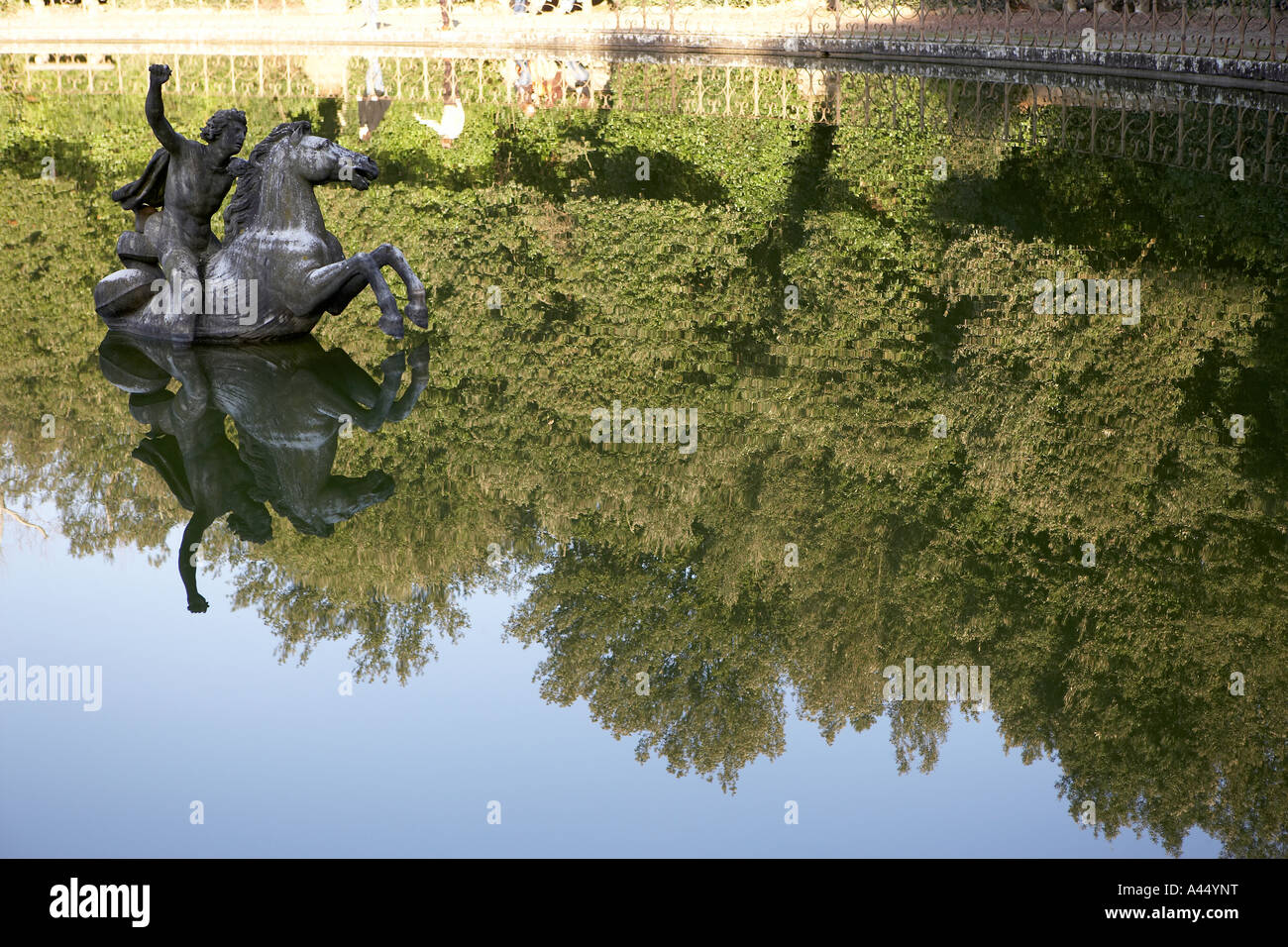 The centrepiece of the pond of Isolotto Giambologna s Oceanus fountain ...