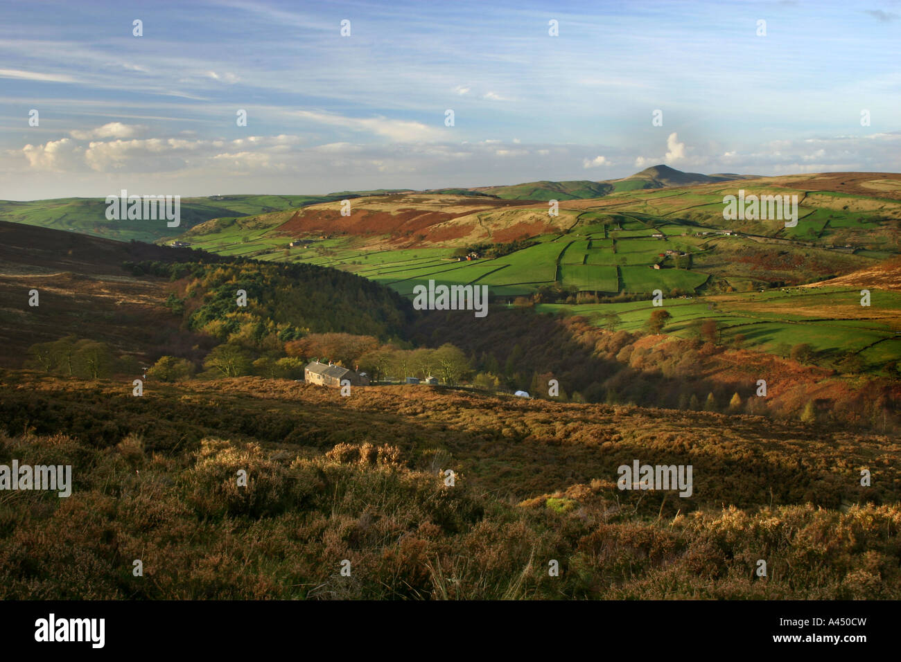 Shutlingsloe from Roach End, Staffordshire, Peak District National Park ...