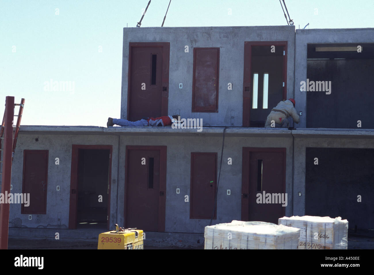 New prison construction. Modular construction of maximum security ...