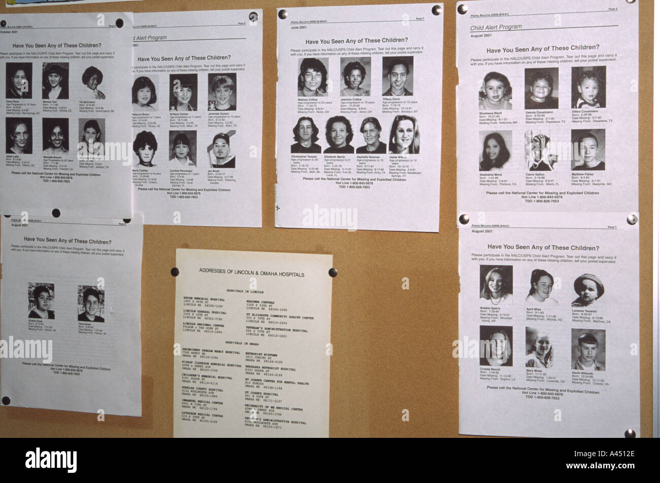 Missing children posters hi-res stock photography and images - Alamy
