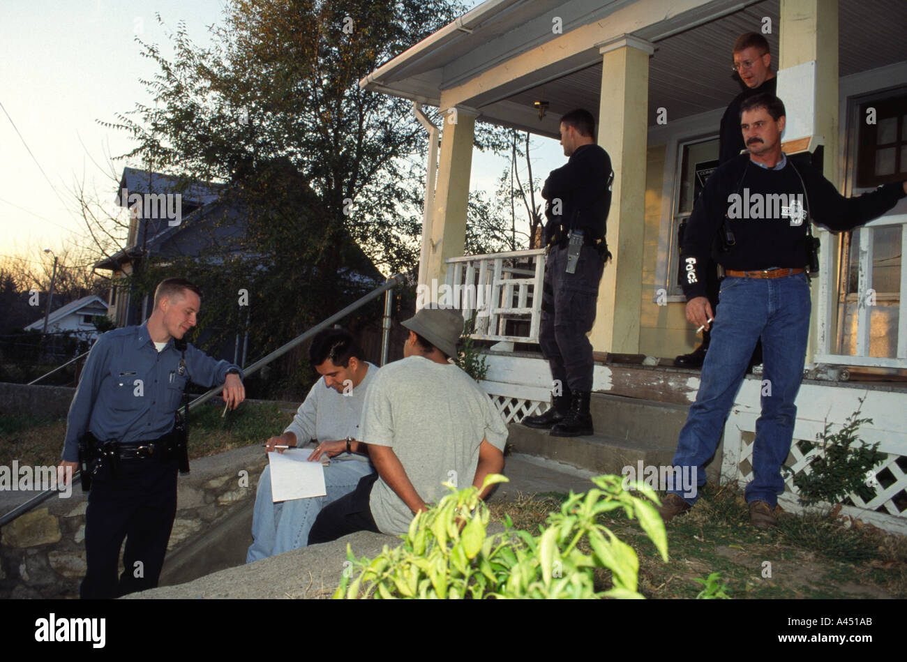 Police arresting gang member. Kansas City, MO, PD, USA. Gang Squad ...