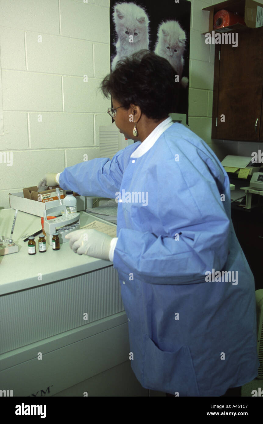Lab work inside prison Nebraska State Penitentiary. Nebraska State ...