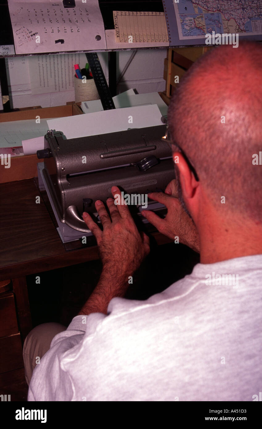 Prison work program Braille. Nebraska State Penitentiary, Lincoln ...