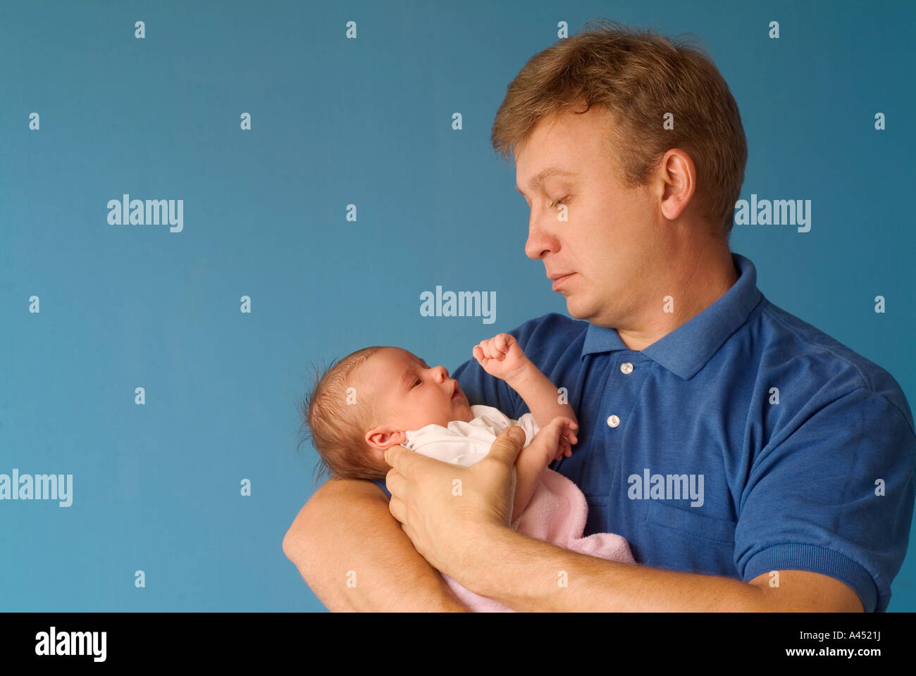 Dad and baby Stock Photo - Alamy