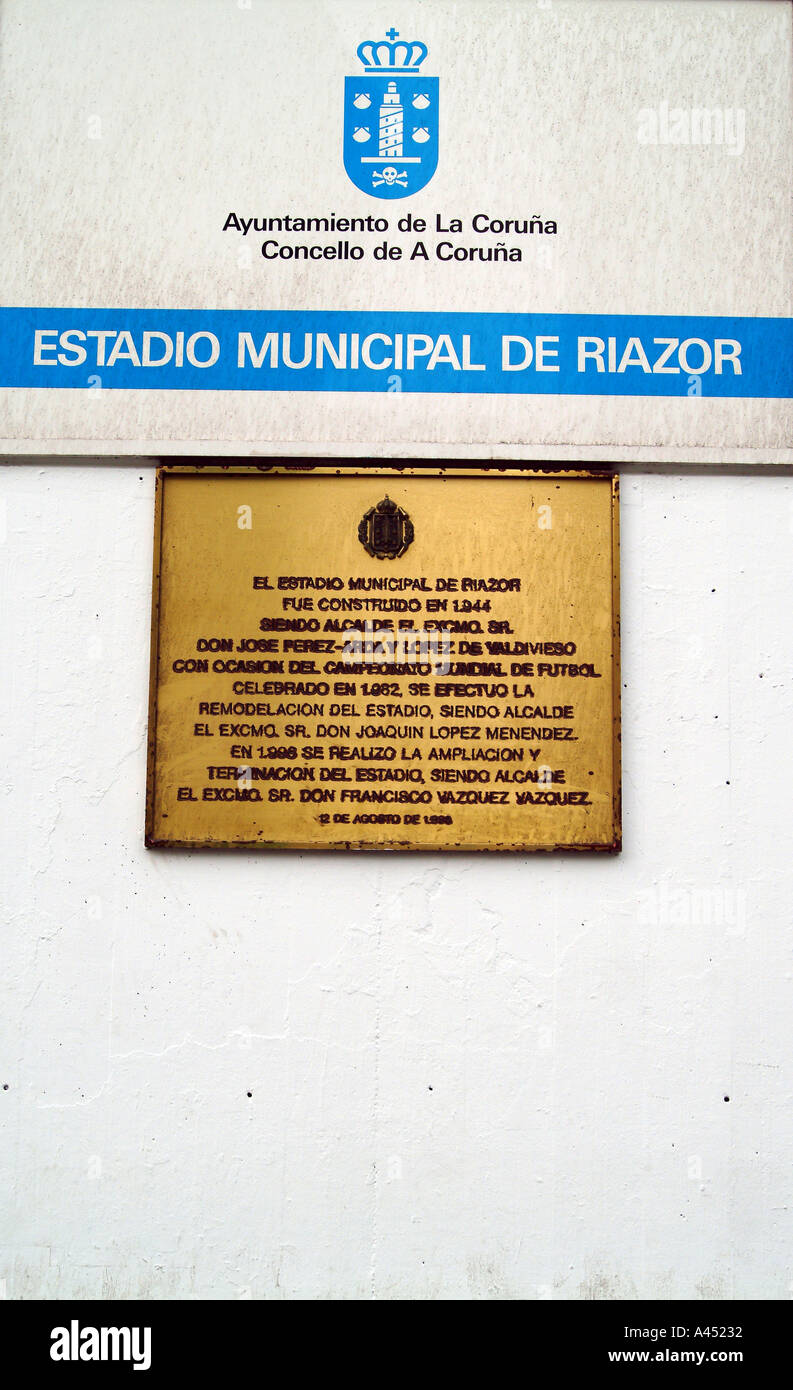 Riazor stadium hi-res stock photography and images - Alamy