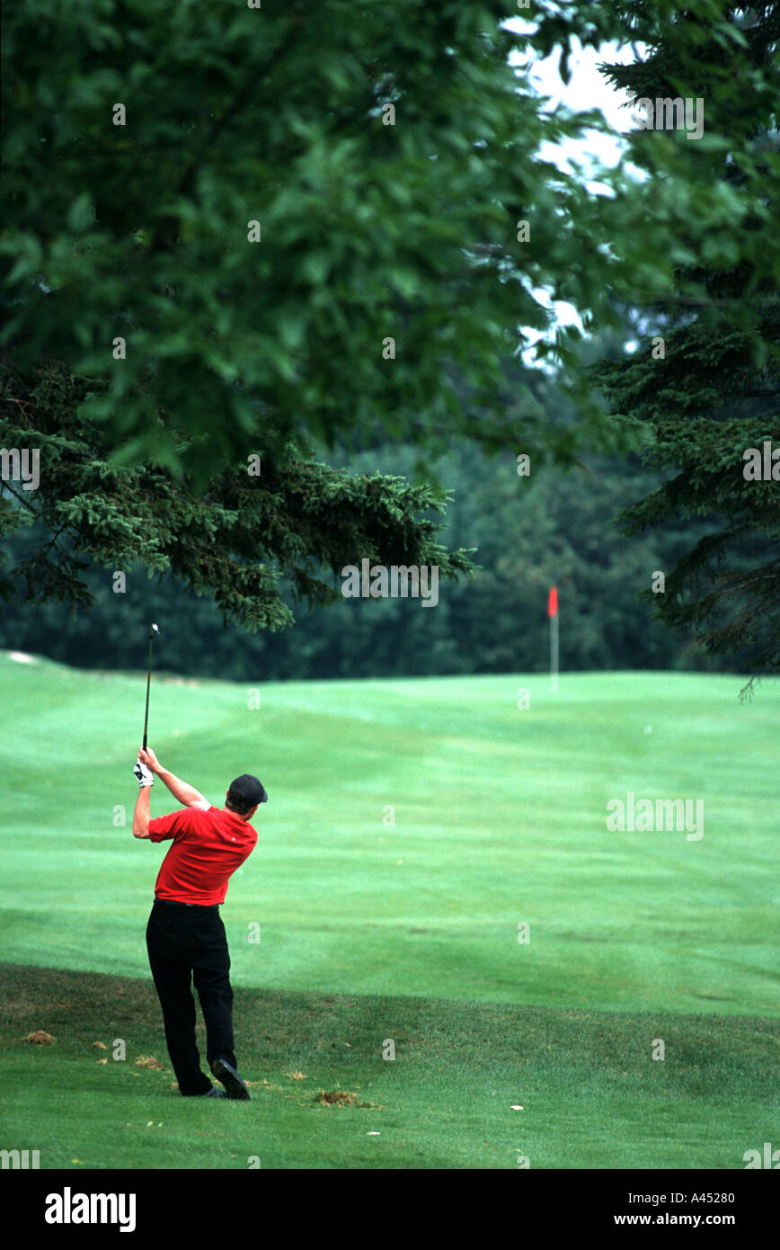 Perfect shot golfer hi-res stock photography and images - Alamy