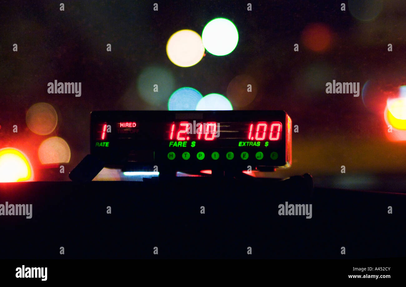 Taxi Meter High Resolution Stock Photography and Images - Alamy
