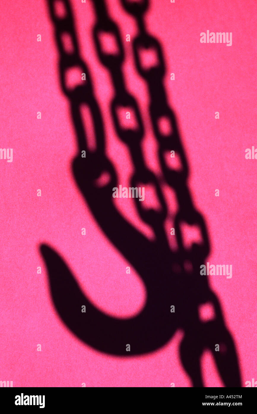 Metal chain and hook hi-res stock photography and images - Alamy
