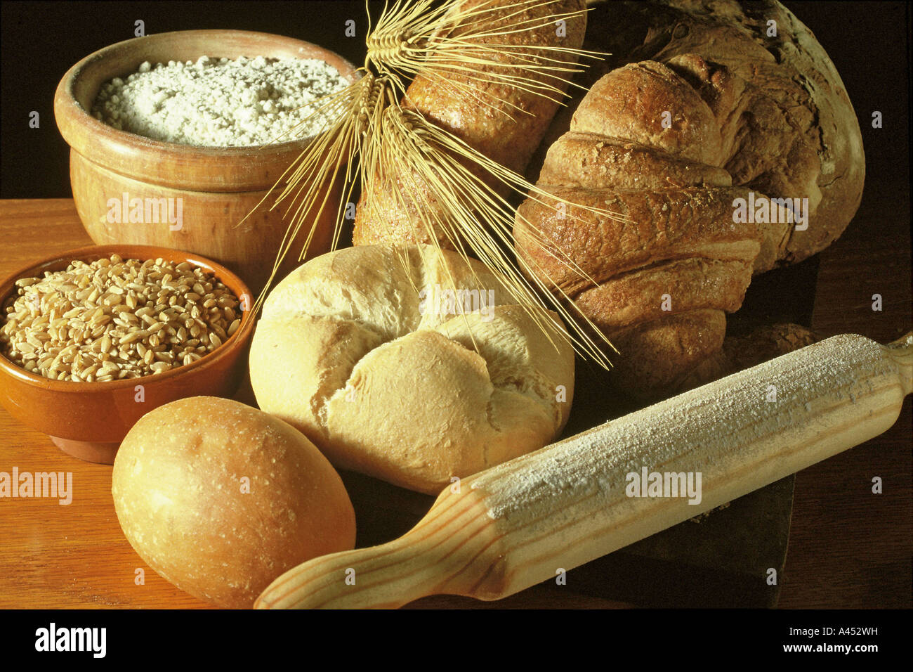 Bread still life Stock Photo - Alamy