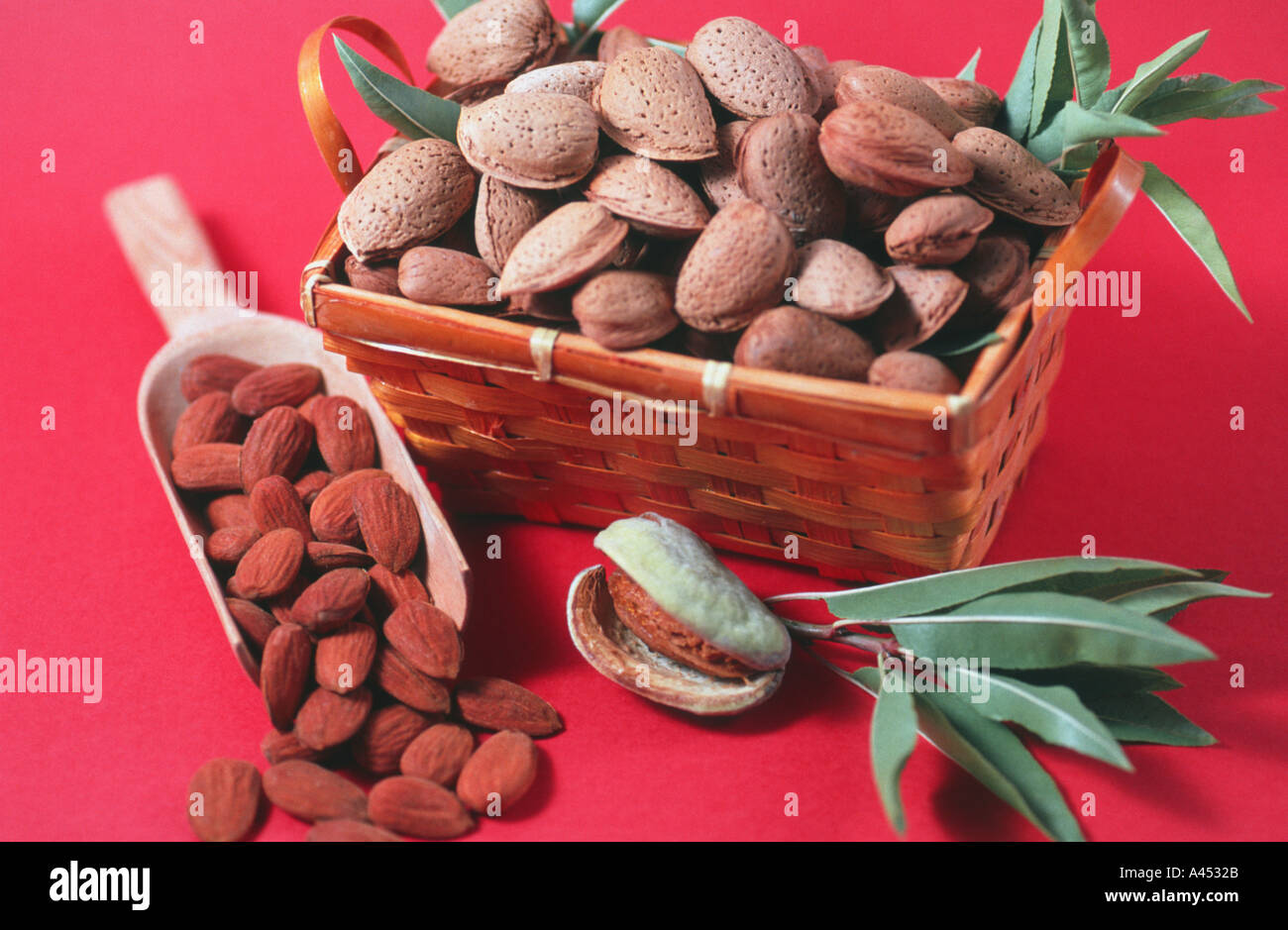 Closeup shot almond shells hi-res stock photography and images - Alamy