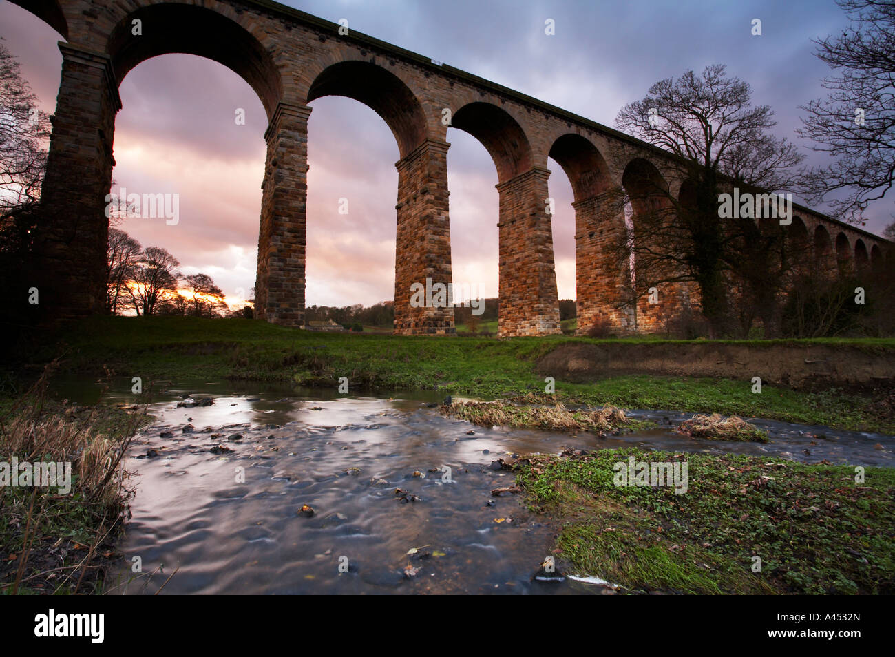 Crimple Railway Viaduct, Harrogate, North Yorkshire Stock Photo - Alamy
