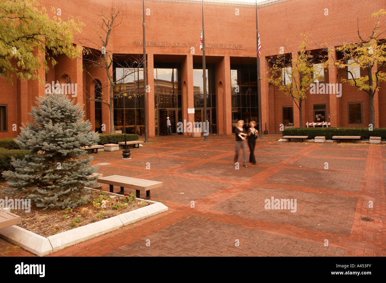 AJD53572, Frederick, MD, Maryland, County Courthouse Stock Photo - Alamy