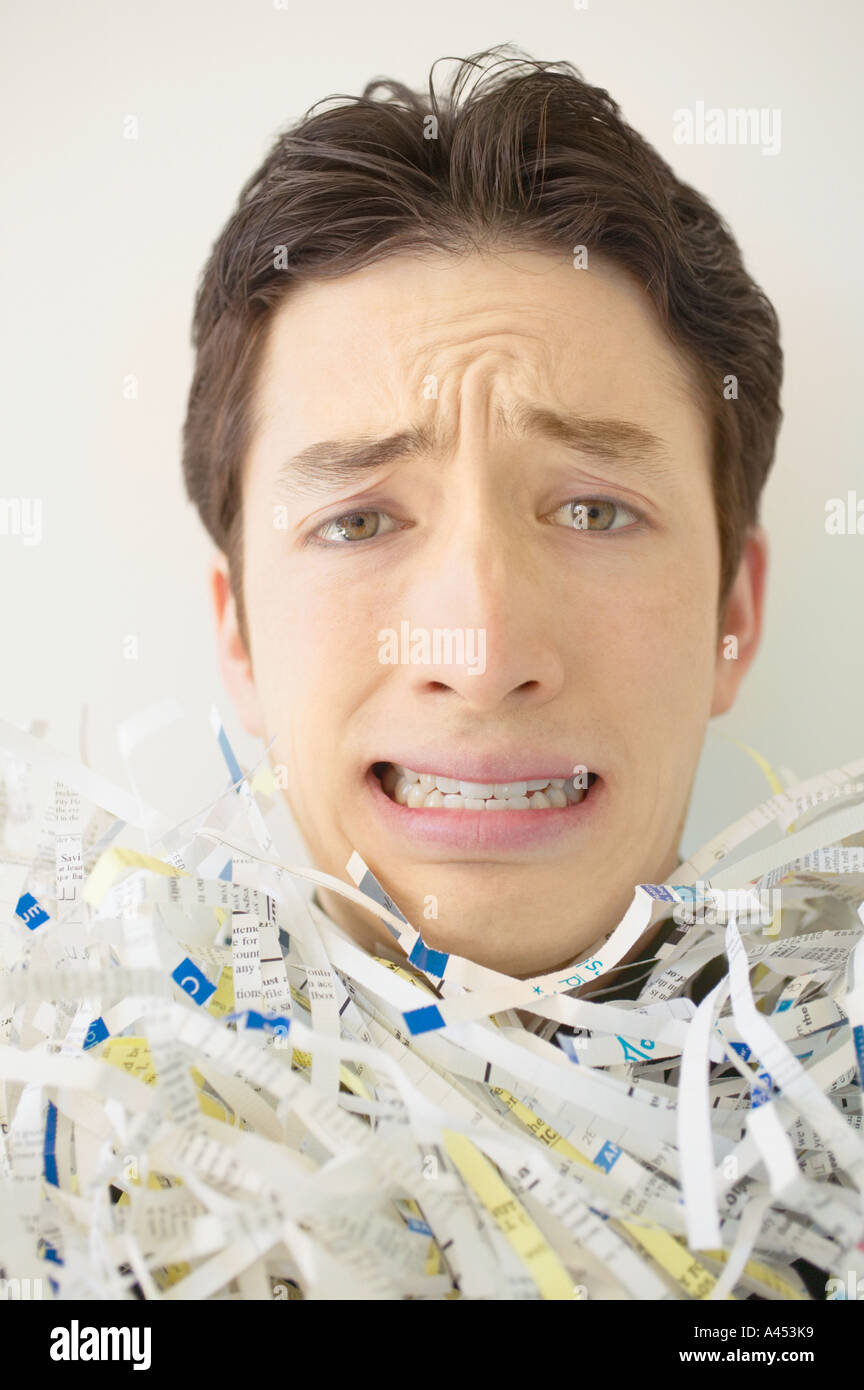 Man Buried In Paperwork High Resolution Stock Photography and Images ...