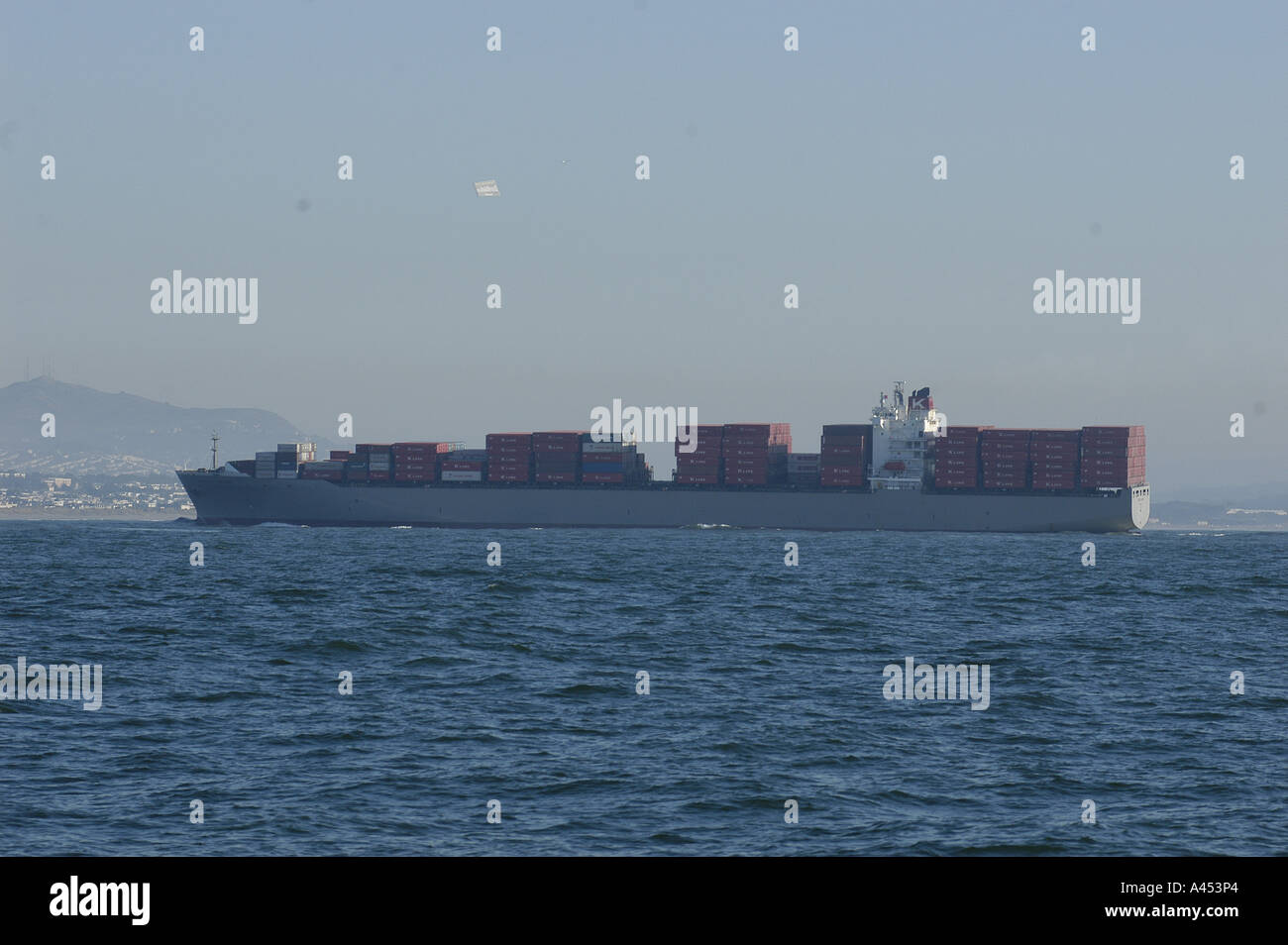 Cargo vessel San Francisco Bay California United States KIKE CALVO boat ...