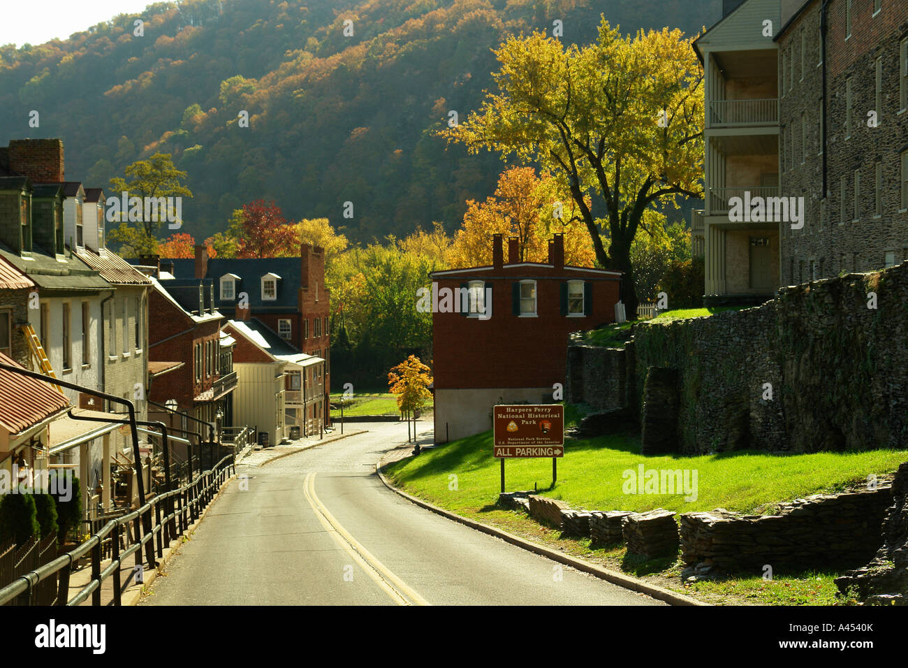AJD53669, Harpers Ferry, WV, West Virginia, Historic Downtown Stock ...
