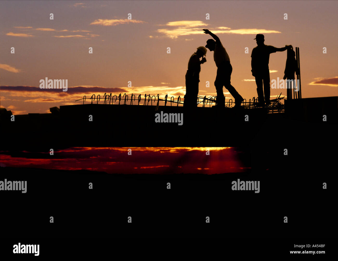 Iron workers steel workers standing hi-res stock photography and images ...