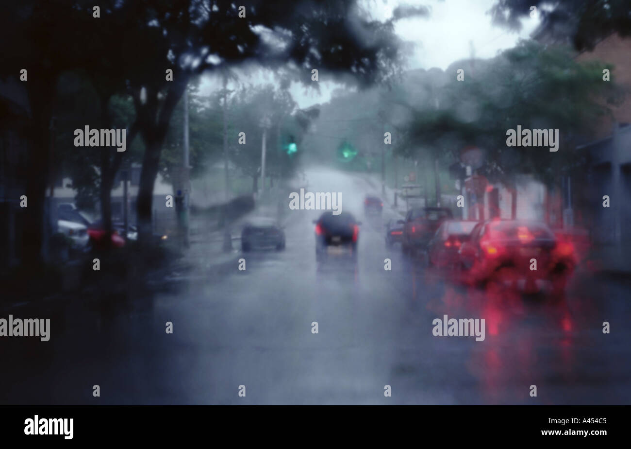 Rain blurring hi-res stock photography and images - Alamy