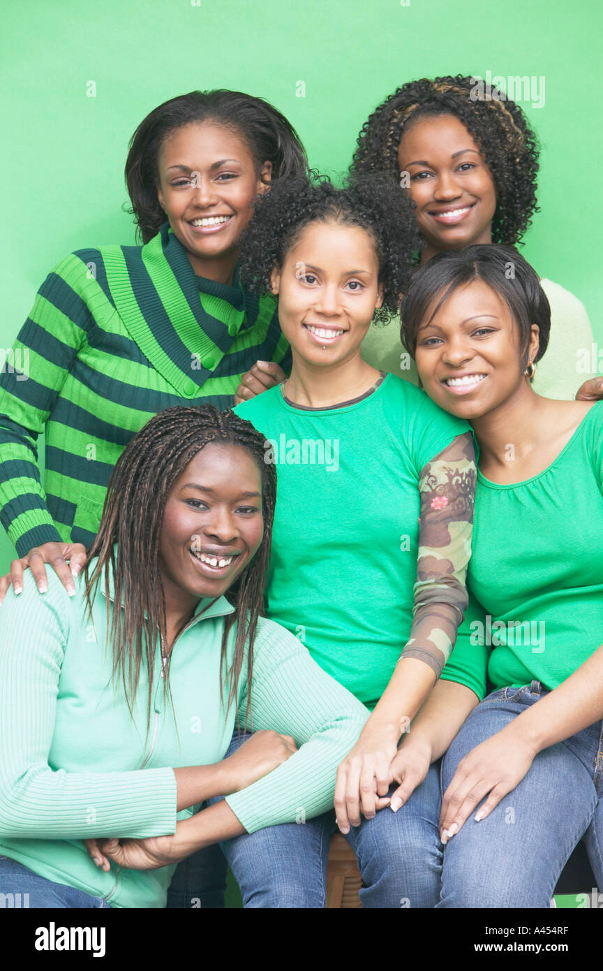 Group of female friends together Stock Photo - Alamy