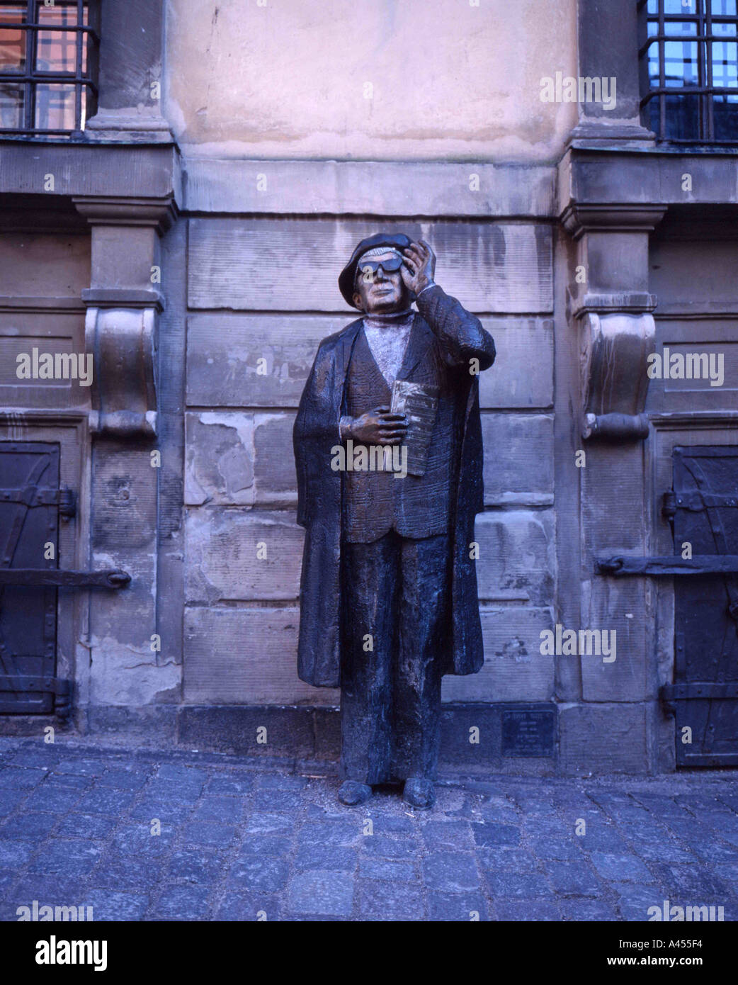 Statue of the Swedish poet songwriter, Evert Taube, Gamla Stan ...