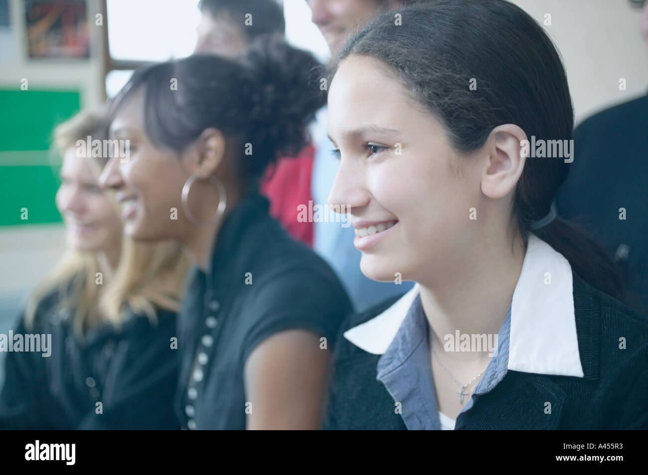 High school students in classroom Stock Photo - Alamy