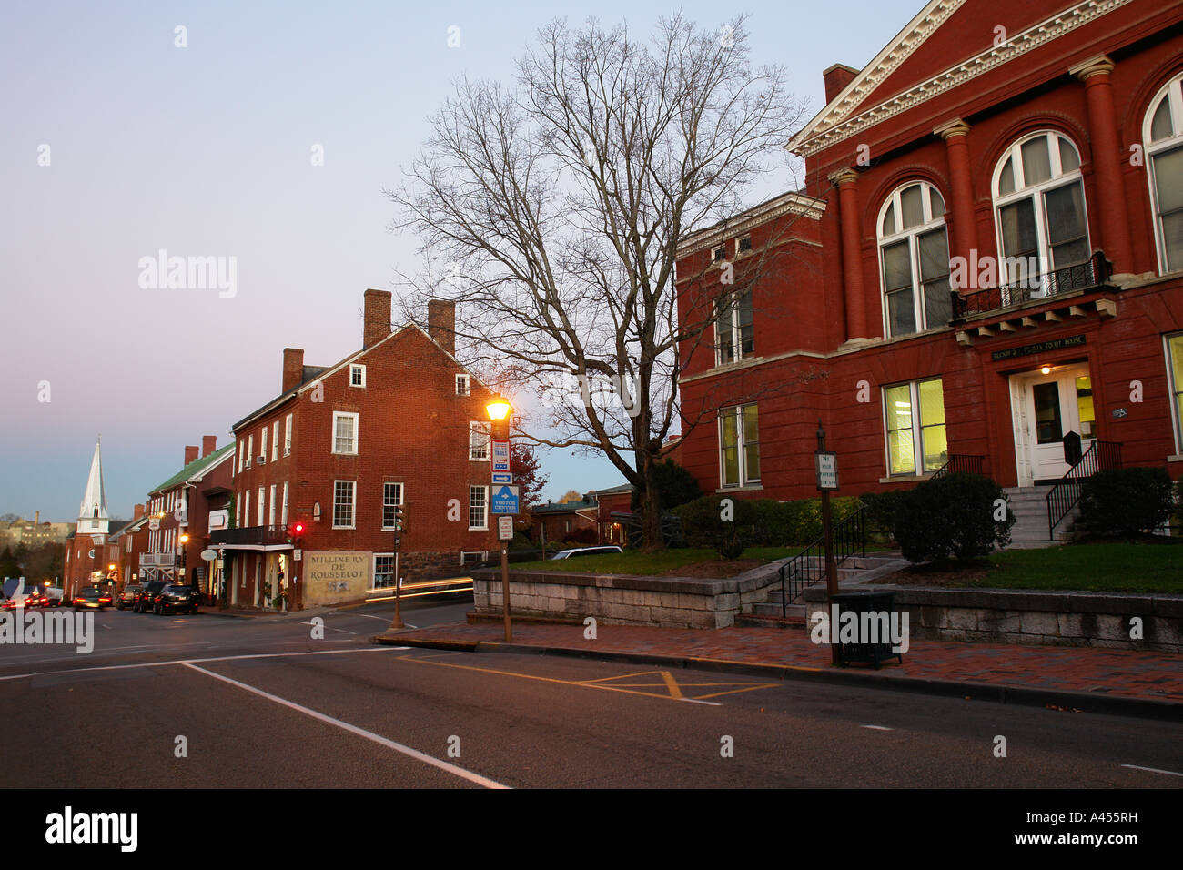 AJD53840, Lexington, VA, Virginia, Shenandoah Valley, Historic Downtown ...