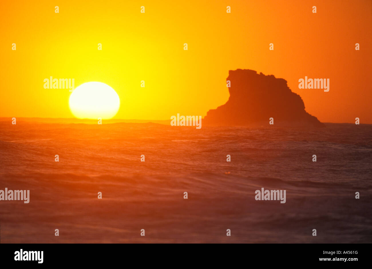 Sunset at Zipolite beach Oaxaca Mexico Stock Photo - Alamy