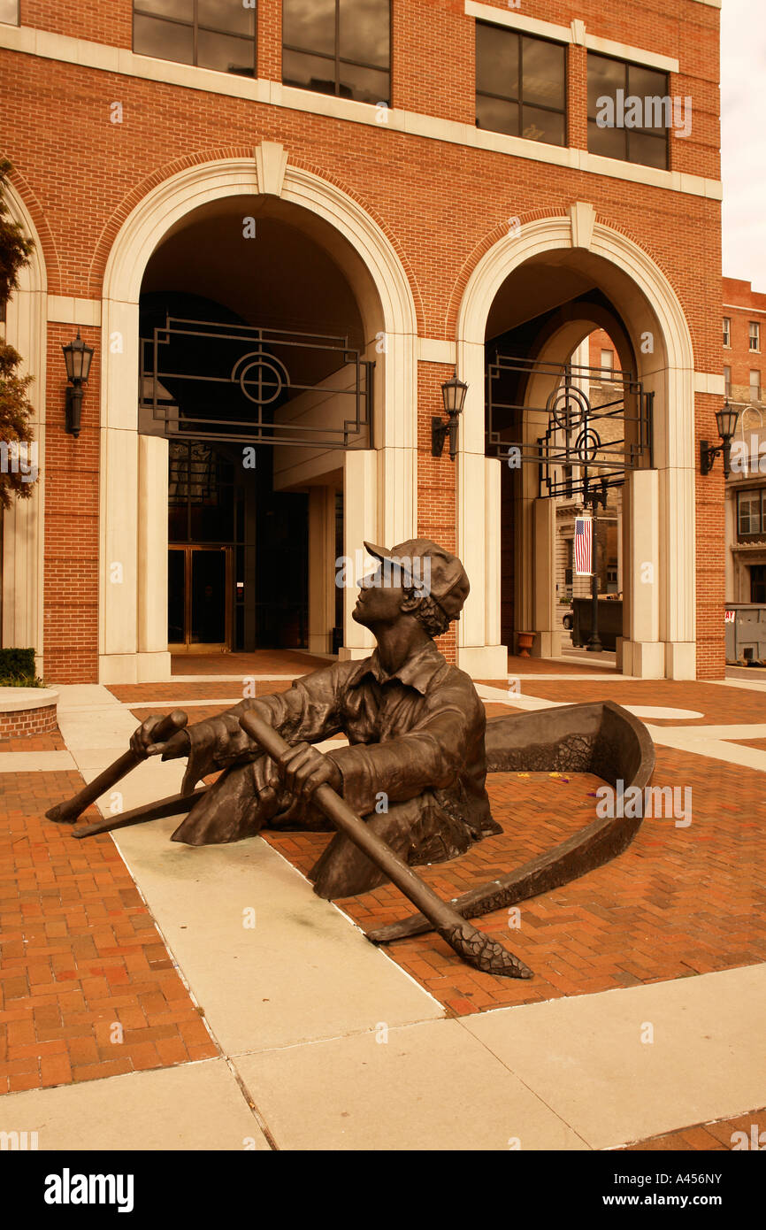 AJD53975, Knoxville, TN, Tennessee, Downtown, plaza, rowing sculpture ...