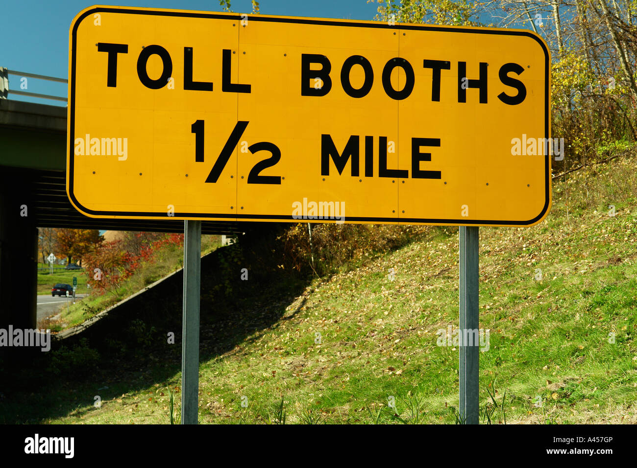 AJD53156, Albany, NY, New York, Toll Booths, road sign, expressway ...