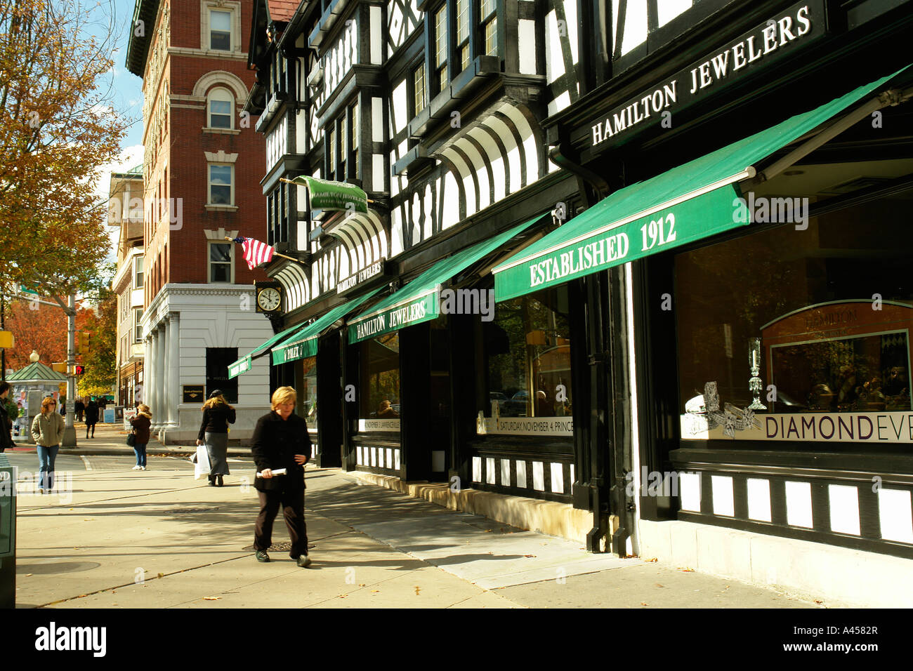 AJD53221, Princeton, NJ, New Jersey, Nassau Street, Downtown Stock ...