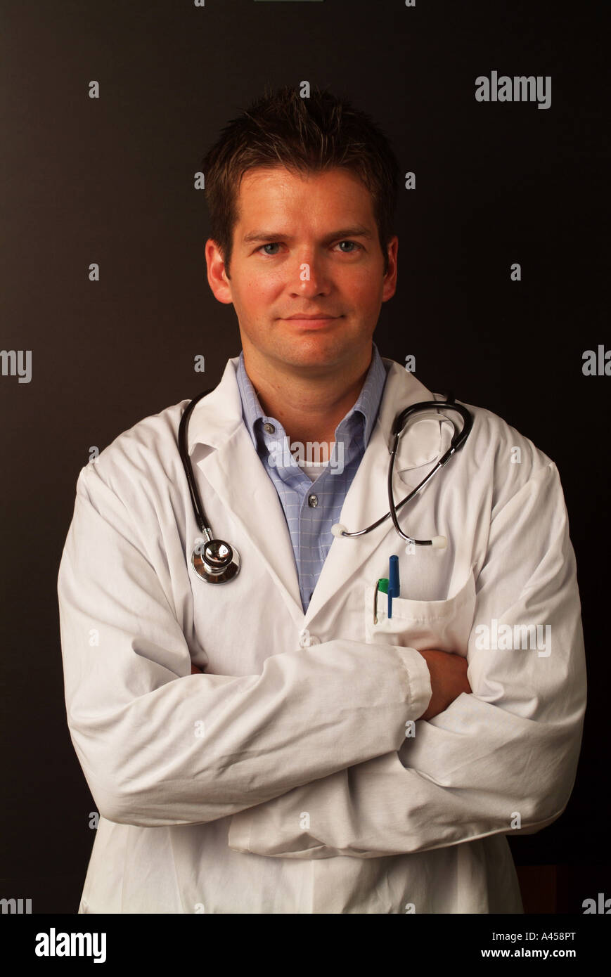 man in doctors uniform Stock Photo - Alamy