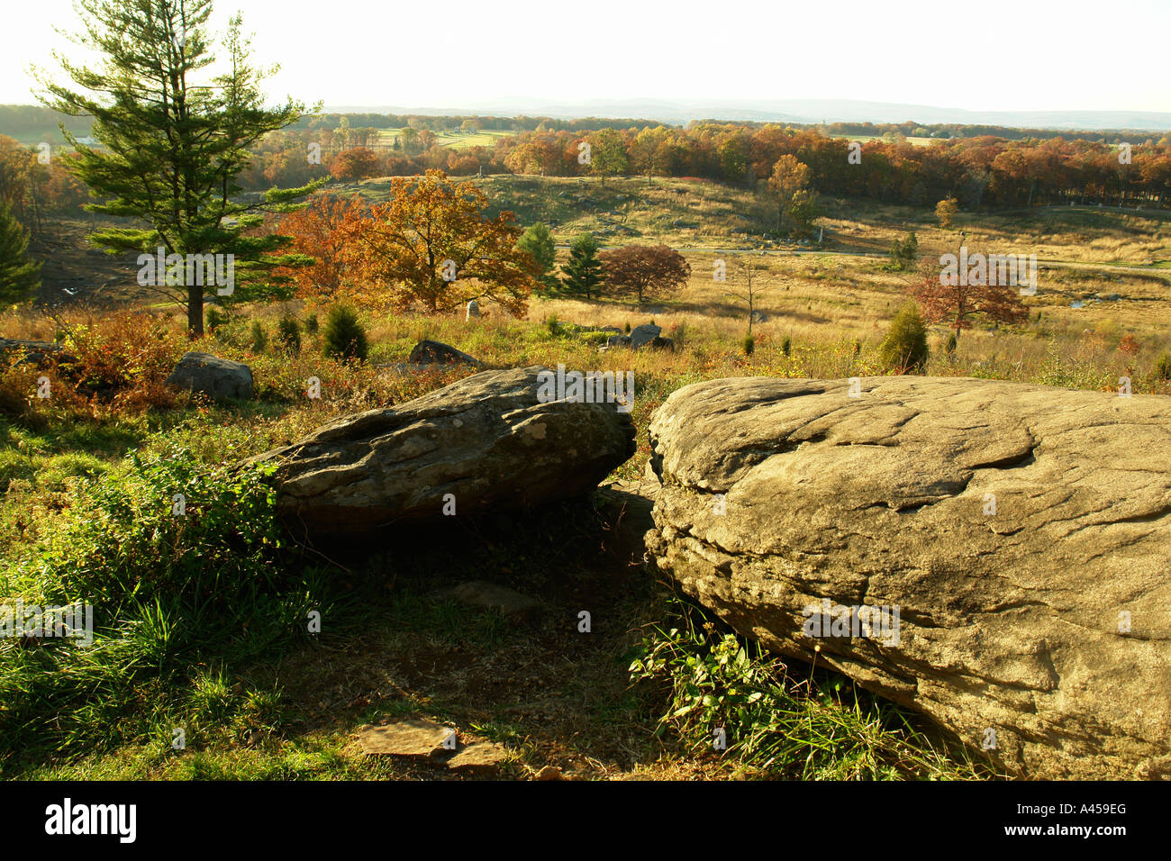 Little round top gettysburg hi-res stock photography and images - Alamy