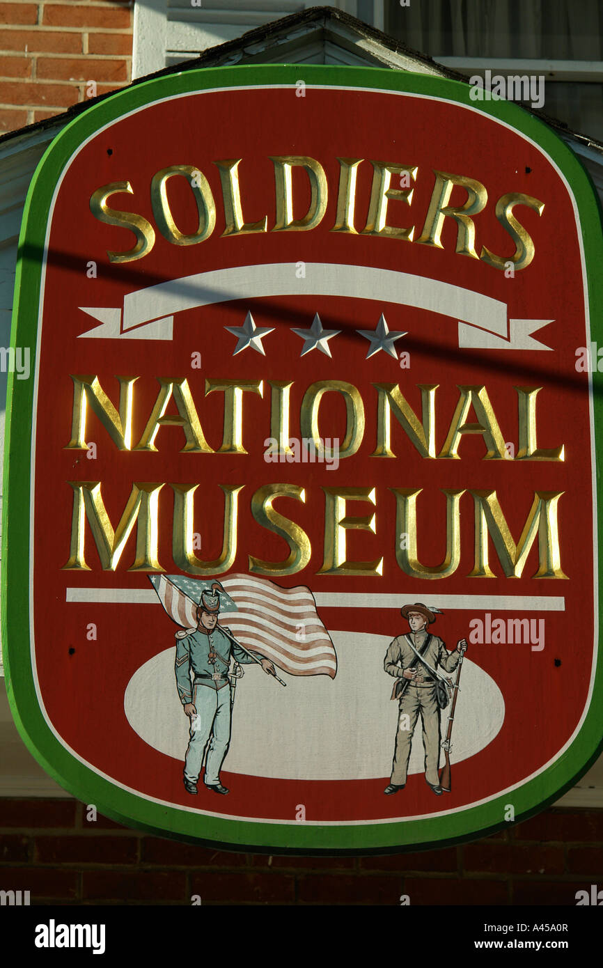 AJD53483, Gettysburg, PA, Pennsylvania, Soldiers National Museum, sign ...