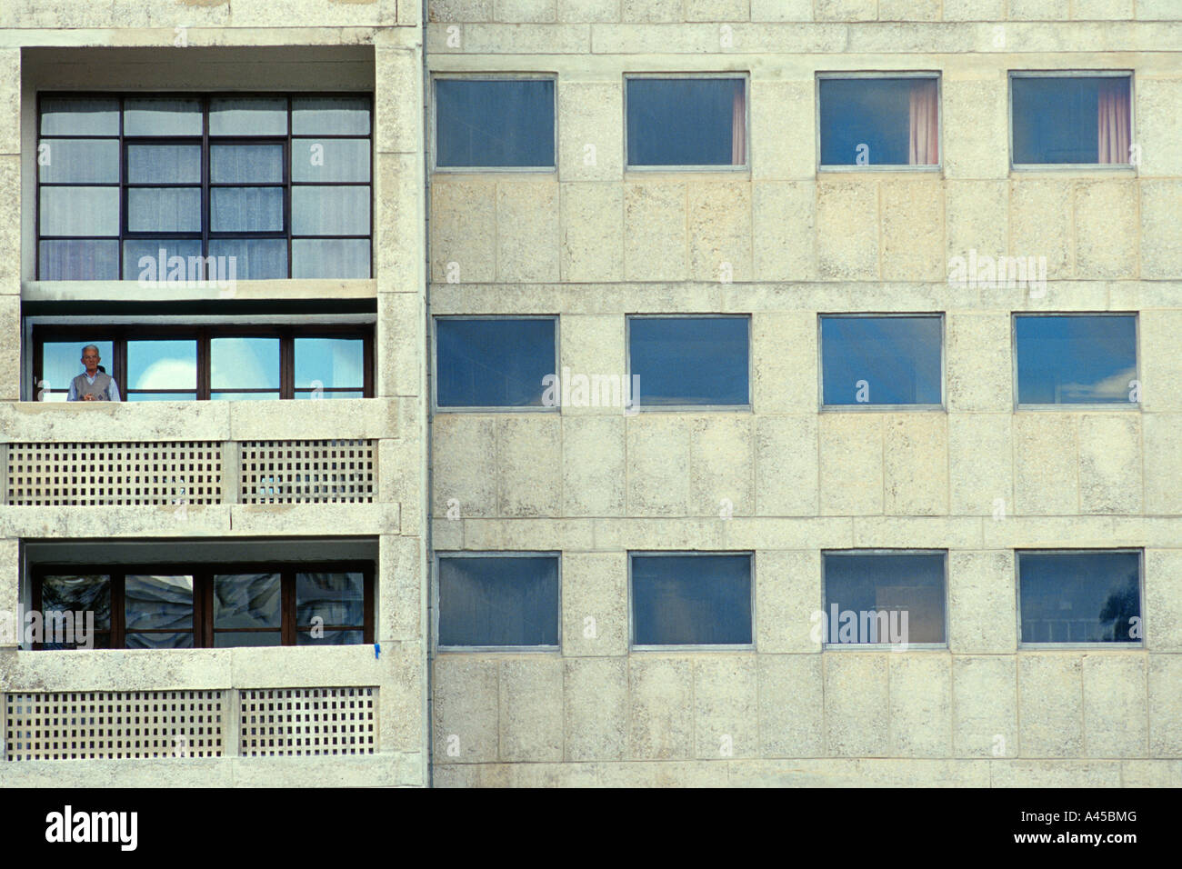 Marseille. France. La Cité radieuse de Marseille aka L'unité d ...
