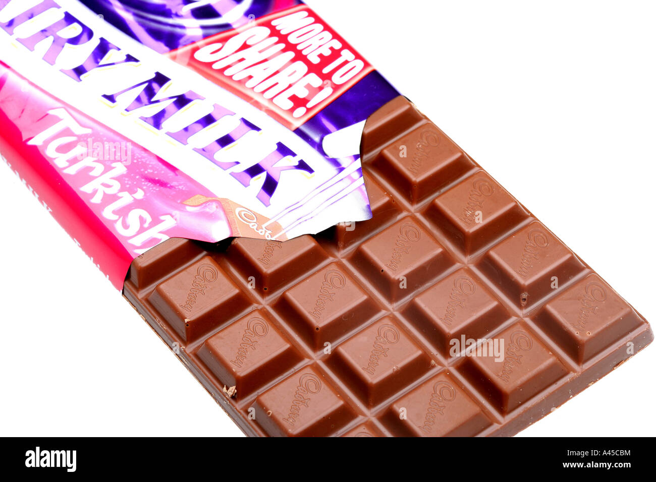Turkish Delight Chocolate Bar Stock Photo - Alamy