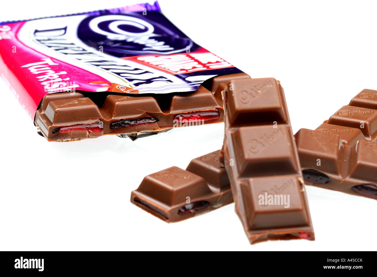 Turkish Delight Chocolate Stock Photo - Alamy