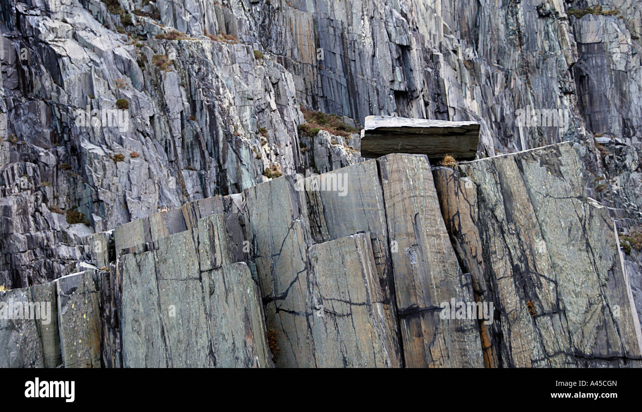 Slate Quarry, Llanberis, Snowdonia, Wales Stock Photo - Alamy