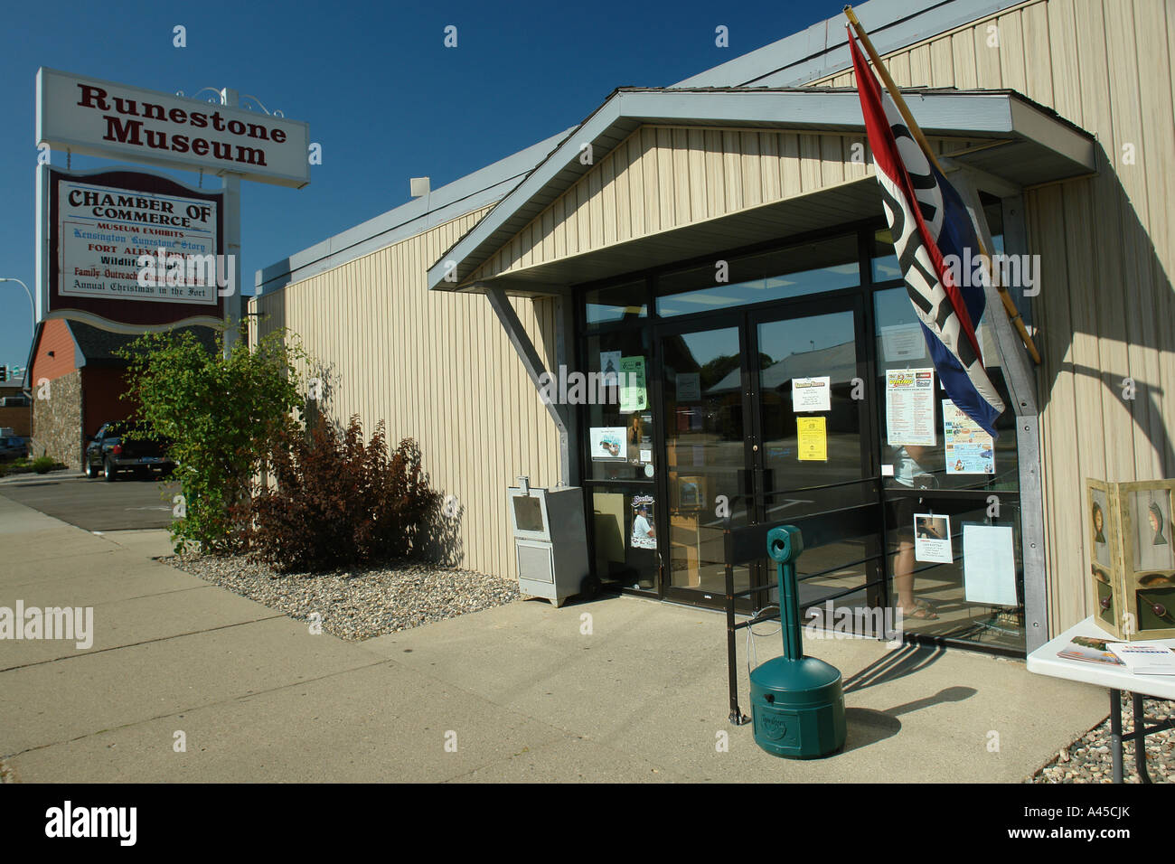 AJD57403, Alexandria, MN, Minnesota, Runestone Museum Stock Photo - Alamy