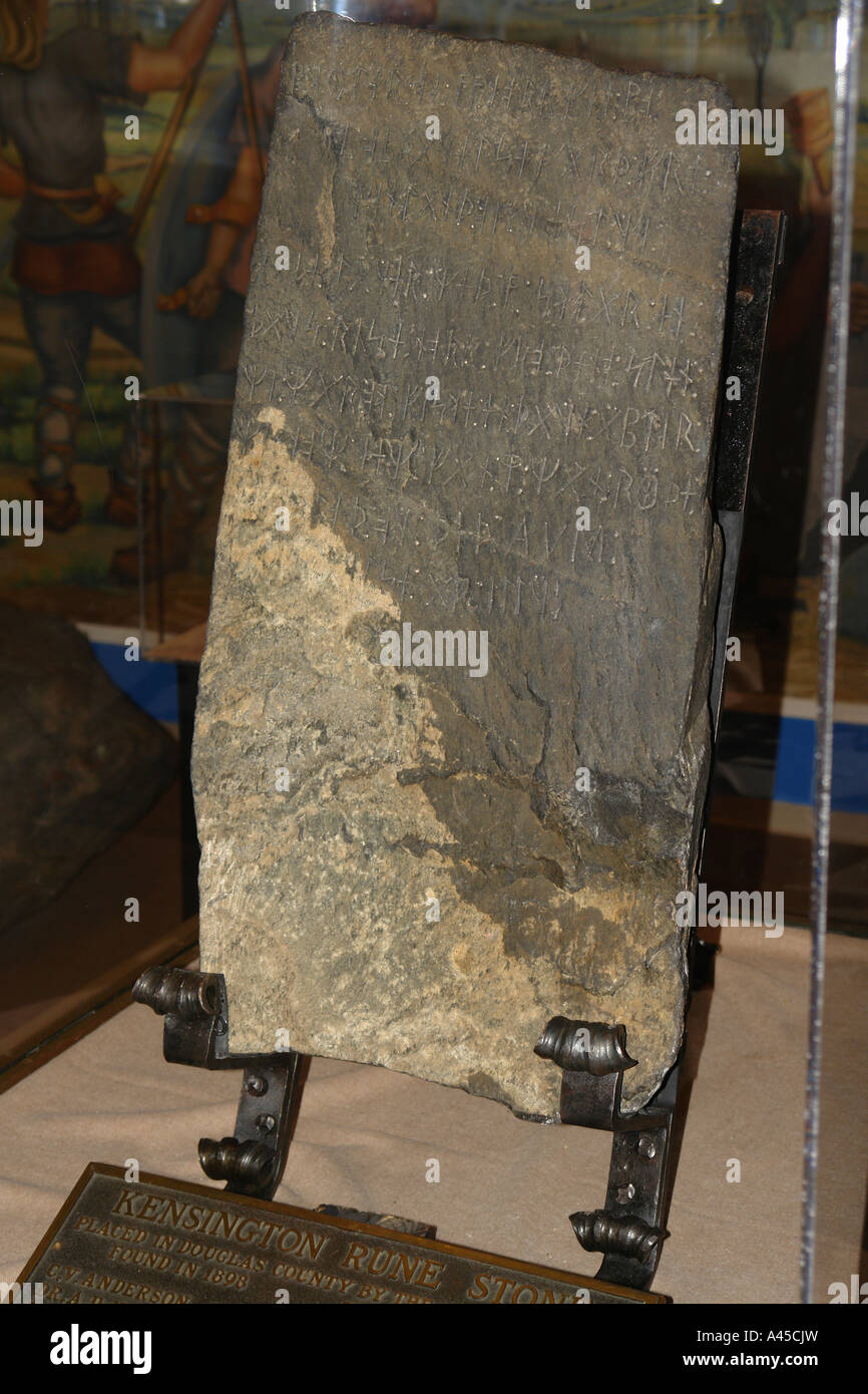 AJD57406, Alexandria, MN, Minnesota, Runestone Museum Stock Photo - Alamy