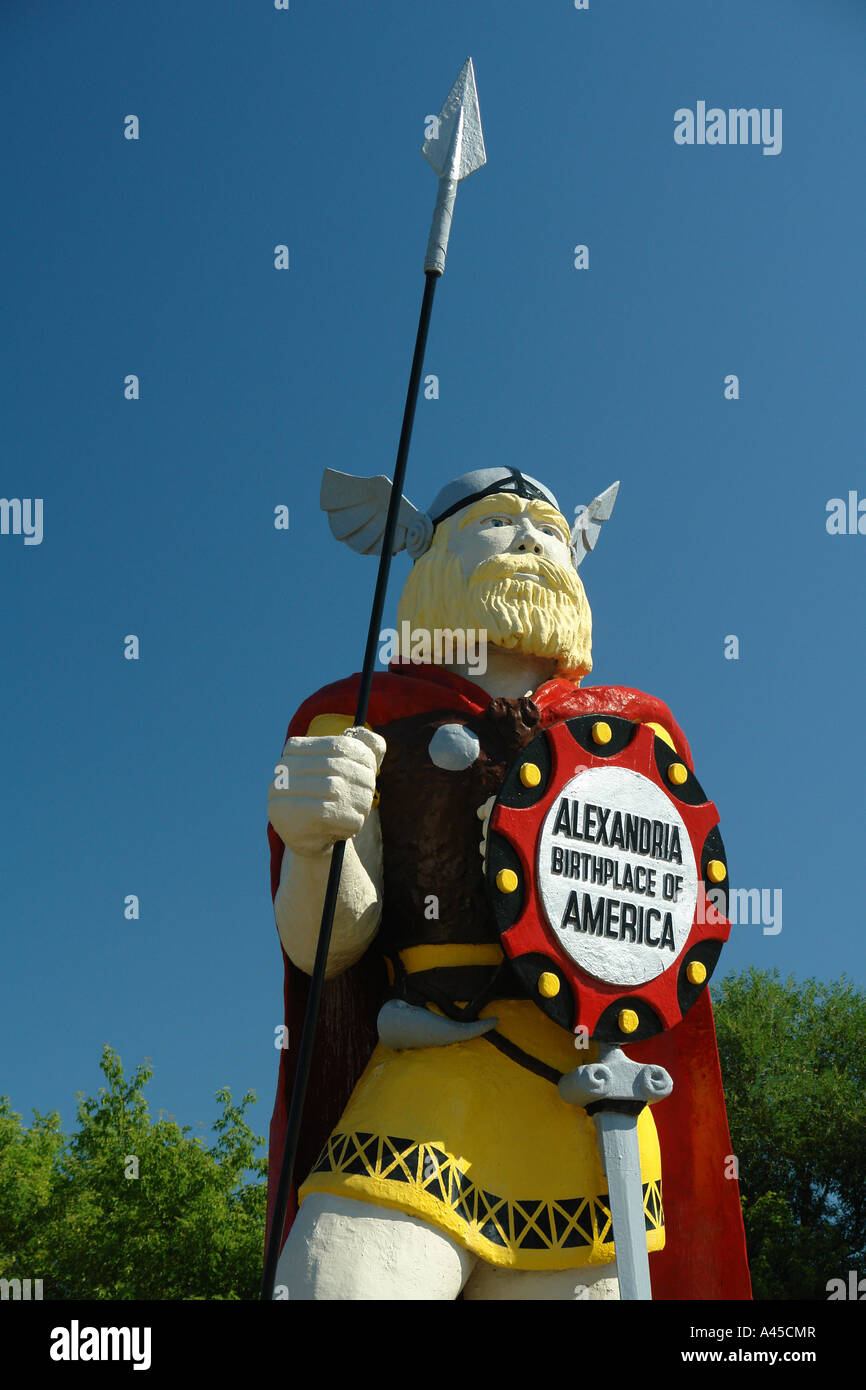 AJD57415, Alexandria, MN, Minnesota, Alex the Viking Statue, Alexandria ...