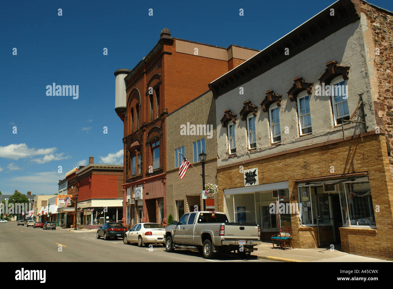 AJD57446, Ishpeming, MI, Michigan, Upper Peninsula, downtown, historic ...