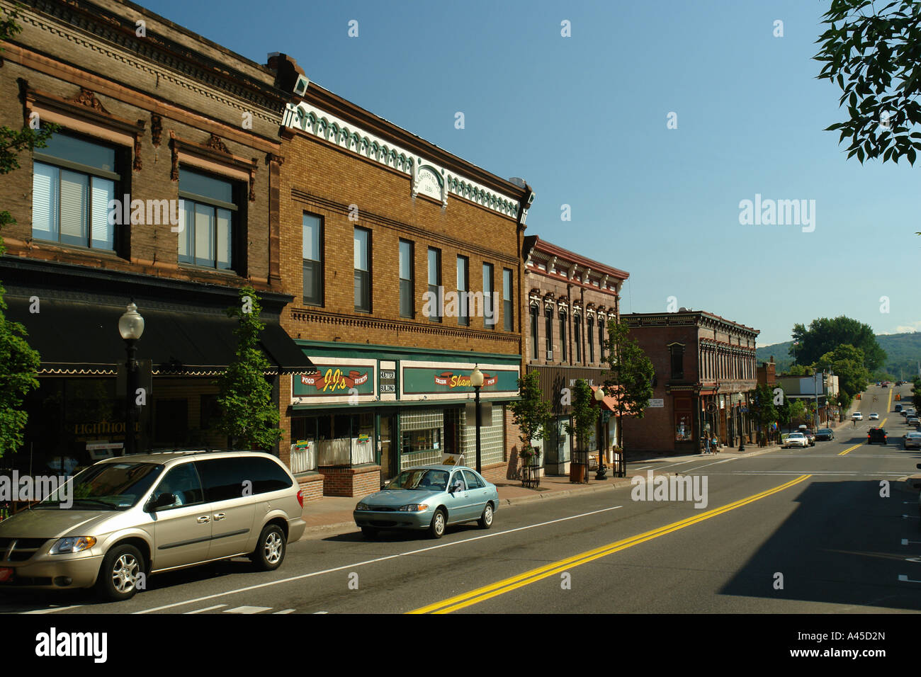 AJD57474, Marquette, MI, Michigan, Upper Peninsula, downtown Stock ...