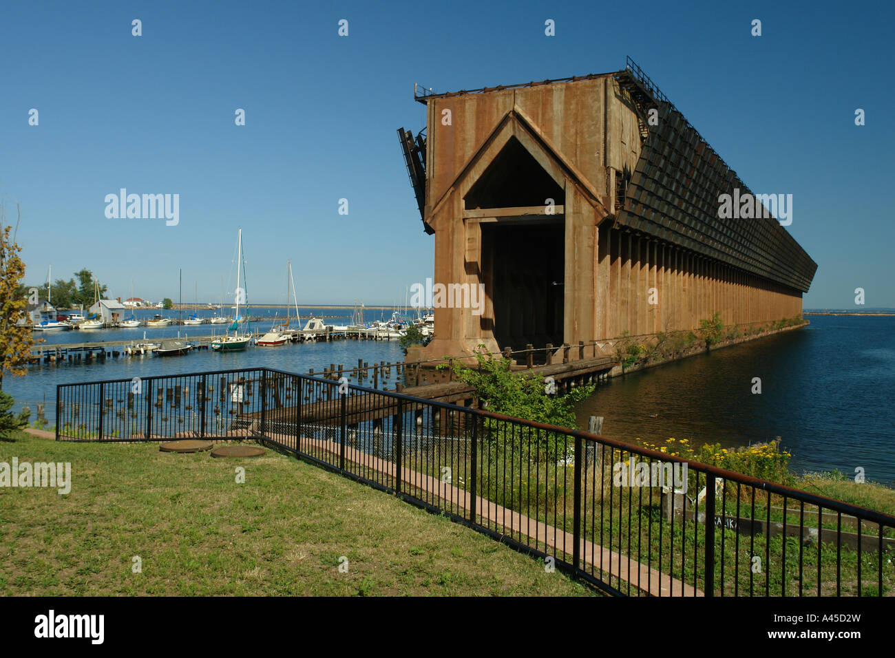 Marquette michigan lower ore dock hi-res stock photography and images ...